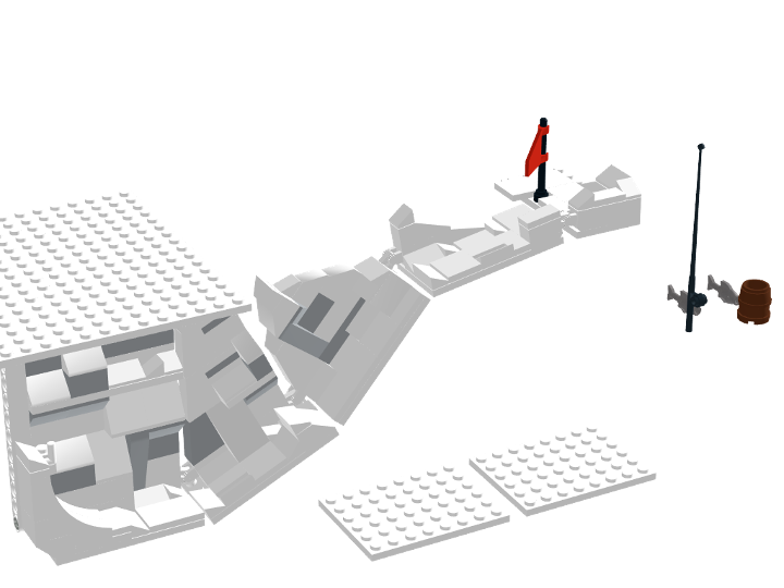 ski slope from BrickLink Studio [BrickLink]