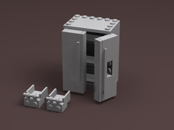 Modern Refrigerator from BrickLink Studio [BrickLink]