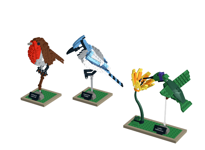 LEGO Ideas 21301 Birds Model Kit from BrickLink Studio [BrickLink]