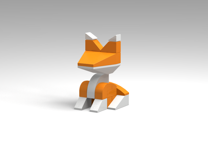 Mini Fox from BrickLink Studio [BrickLink]