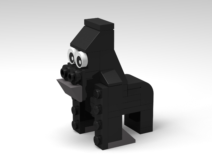 Gorilla from BrickLink Studio [BrickLink]