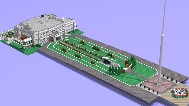 U.S. Merchant Marine Academy, Wiley Hall from BrickLink Studio [BrickLink]