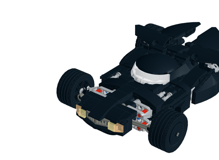 Batmobile (BVS inspired) from BrickLink Studio [BrickLink]