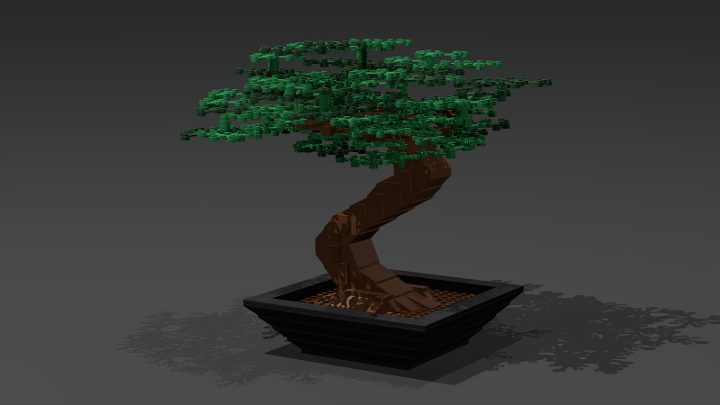 Bonsai tree from BrickLink Studio [BrickLink]