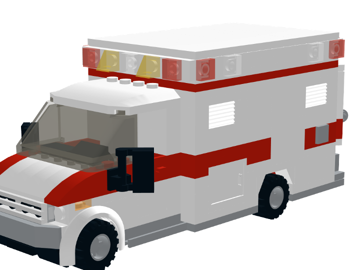 Lego Ford Ambulance from BrickLink Studio [BrickLink]