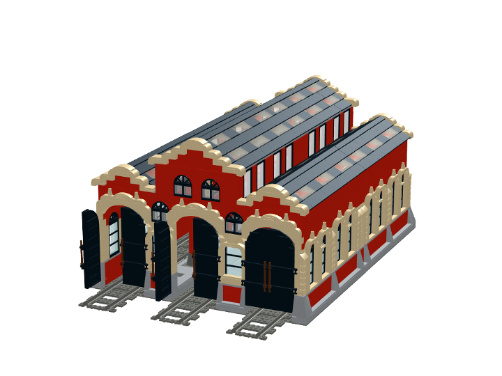 Traindepot v2 from BrickLink Studio [BrickLink]