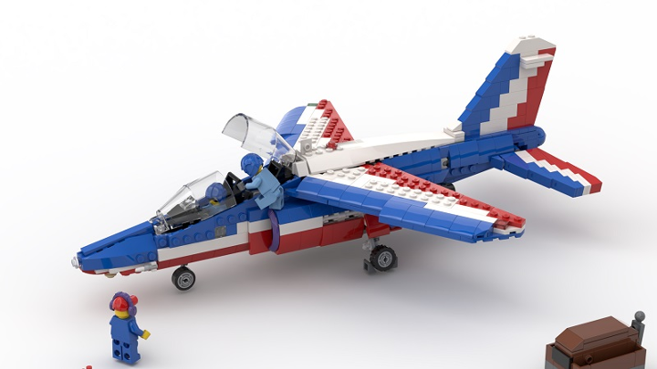 Dassault-Dornier Alpha Jet LEGO from BrickLink Studio [BrickLink]
