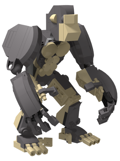 Gorilla from BrickLink Studio [BrickLink]
