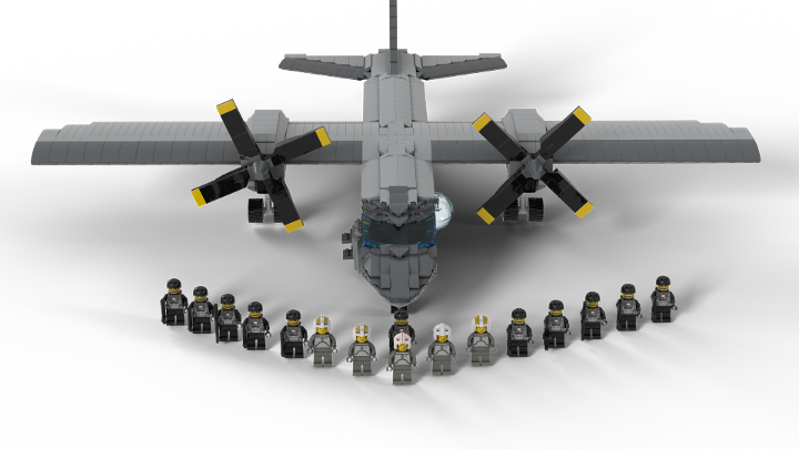 Expendables 3 Aircraft An-26B (LZ-ABR) from BrickLink Studio [BrickLink]