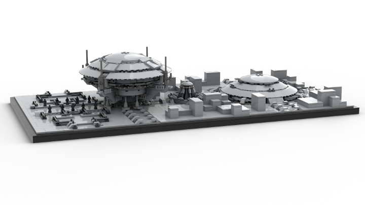 Galactic Senate - Lego Architecture Style from BrickLink Studio [BrickLink]