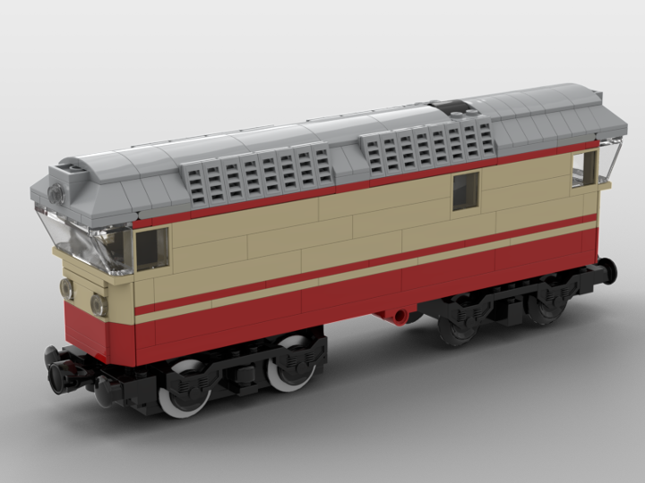 VR (Finnish National Railways) Diesel Engine Dr13 from BrickLink Studio ...