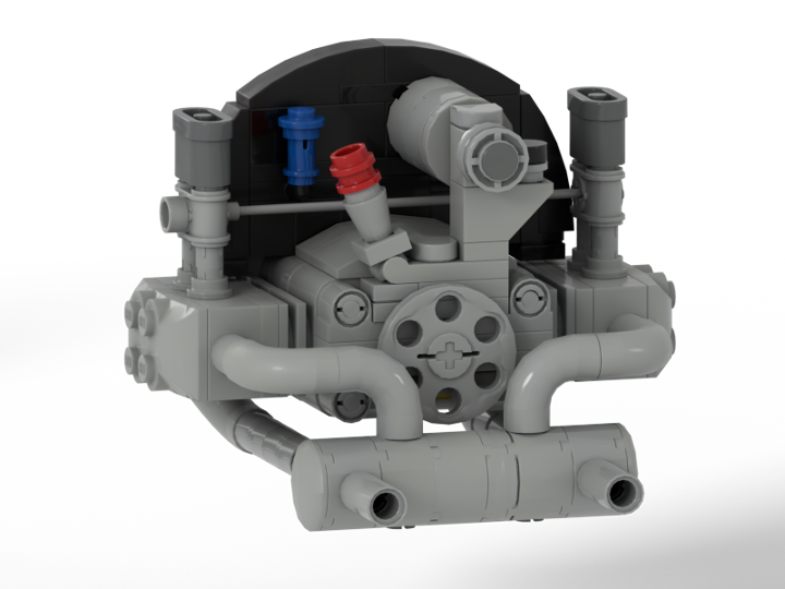 A Beetle performance engine from BrickLink Studio [BrickLink]