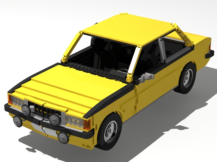LEGO Opel Commodore Irmscher from BrickLink Studio [BrickLink]