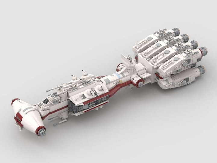 Tantive IV Blockade Runner from BrickLink Studio [BrickLink]