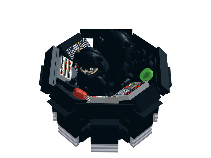 SW Imperial Octagonal computer terminal from BrickLink Studio [BrickLink]