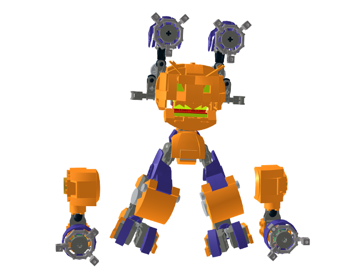 pumpckin mech from BrickLink Studio [BrickLink]