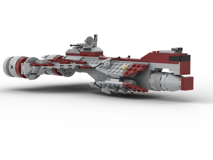 Republic Consular Class Frigate (C-70) from BrickLink Studio [BrickLink]