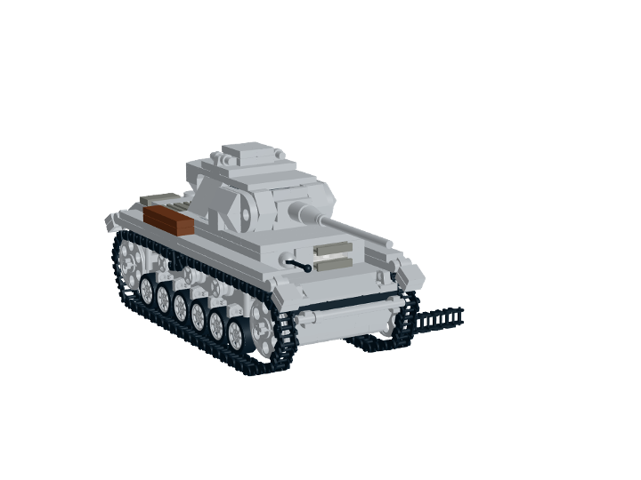 panzer iii tank from BrickLink Studio [BrickLink]
