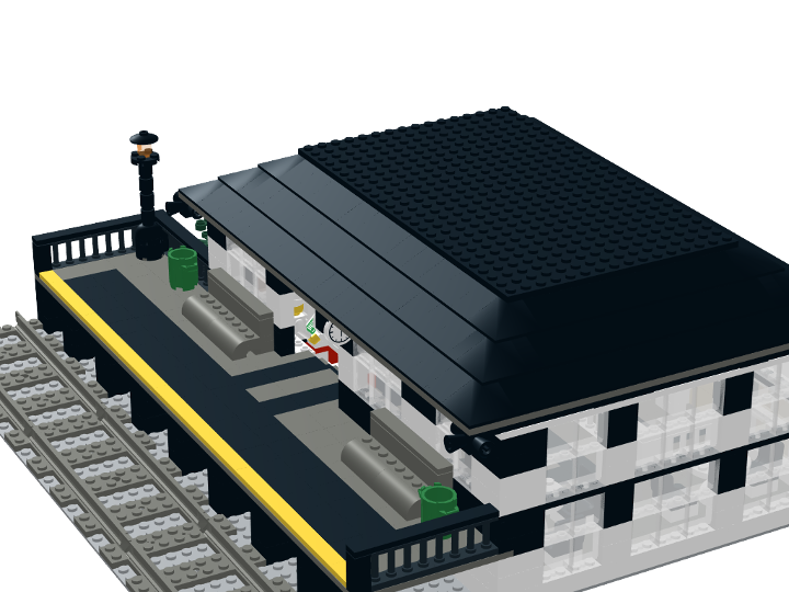 Railway Station from BrickLink Studio [BrickLink]