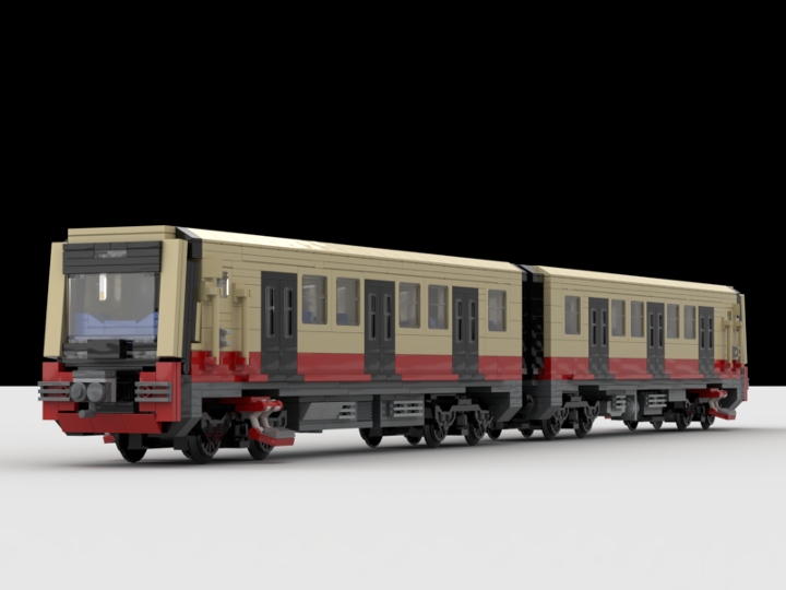 S-Bahn Berlin BR 483 from BrickLink Studio [BrickLink]