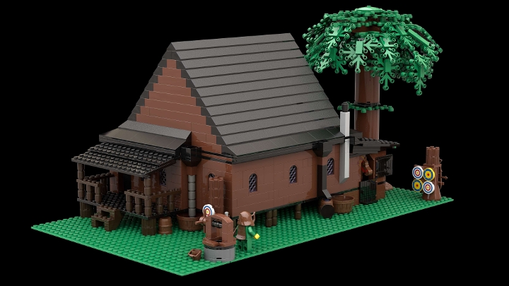 Rangers Cabin from BrickLink Studio [BrickLink]