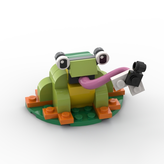 Mini Monthly Build - Frog from BrickLink Studio [BrickLink]