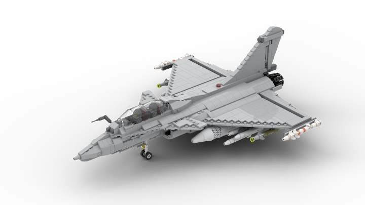 Dassault RAFALE | 1:33 Minifigure Scale from BrickLink Studio [BrickLink]